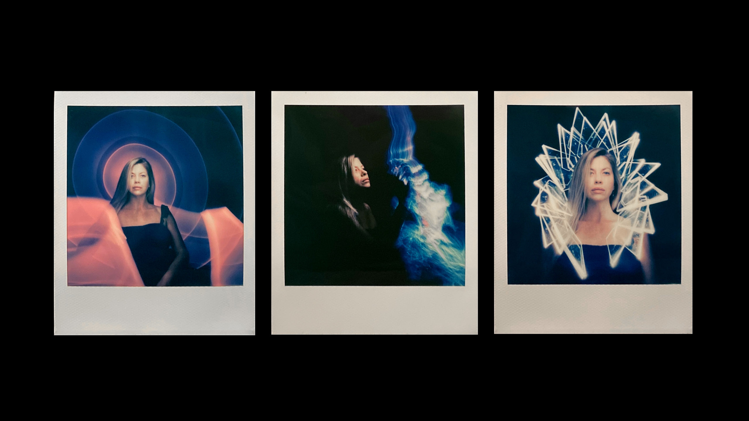 3-Polaroid-Portraits | Light Painting Photography