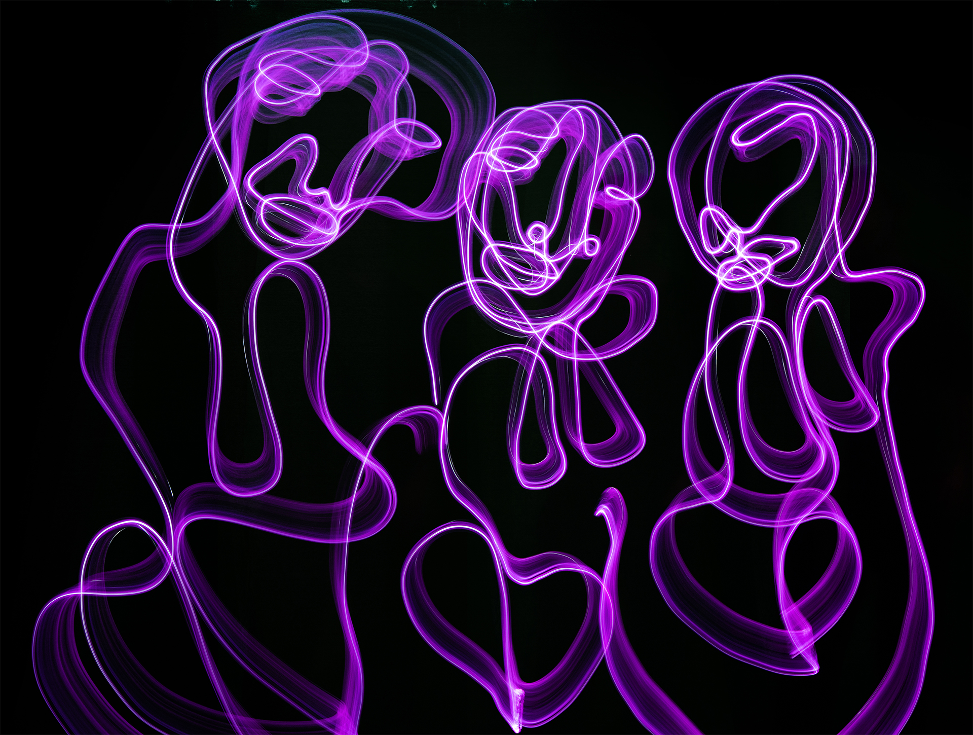 One Line Light Painting by Salventius | Light Painting Photography