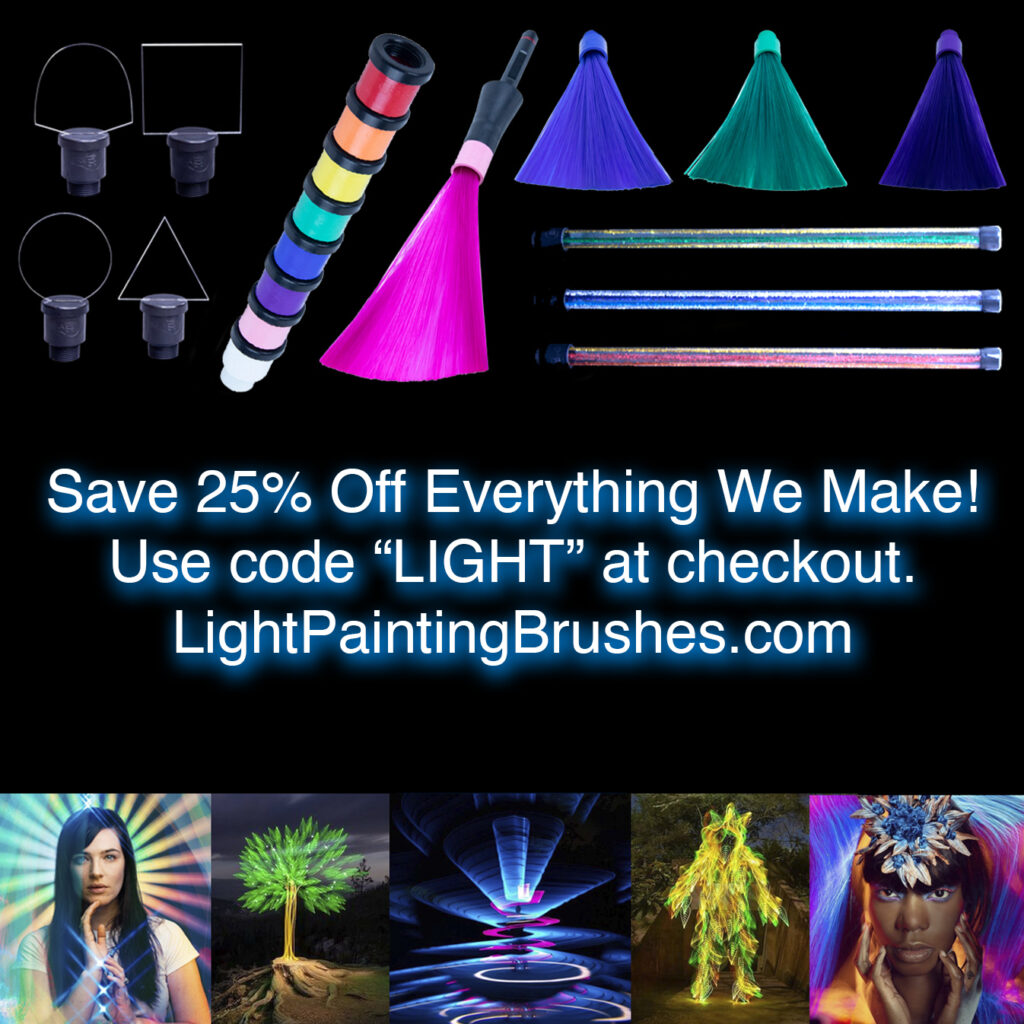 Light Painting Brushes 25% Off | Light Painting Photography