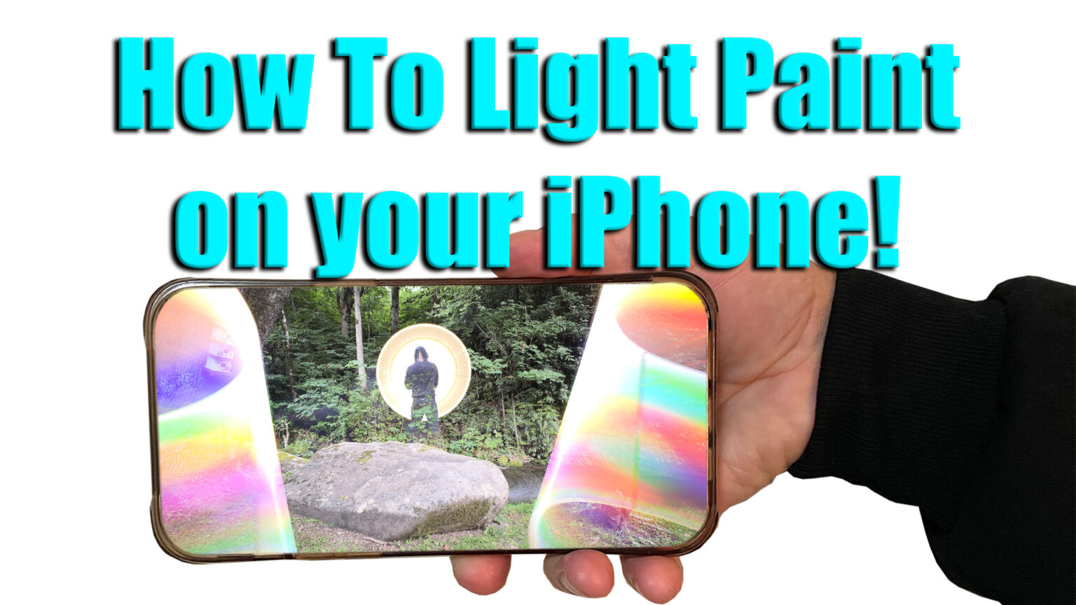 iPhone Light Painting Tutorial | Holographic Circle Guide